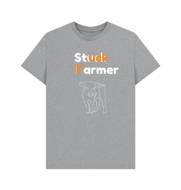 Stuck Farmer Men's Organic Cotton T-shirt | We love our beach